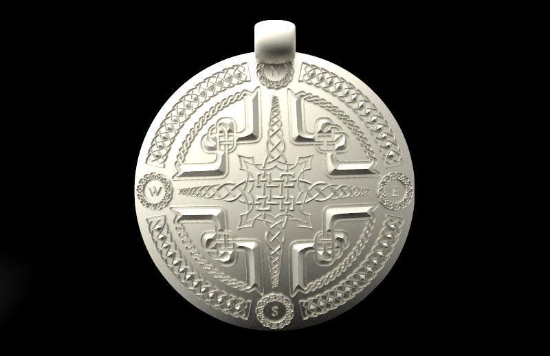 STL file Celtic compass 🧭・Template to download and 3D print・Cults